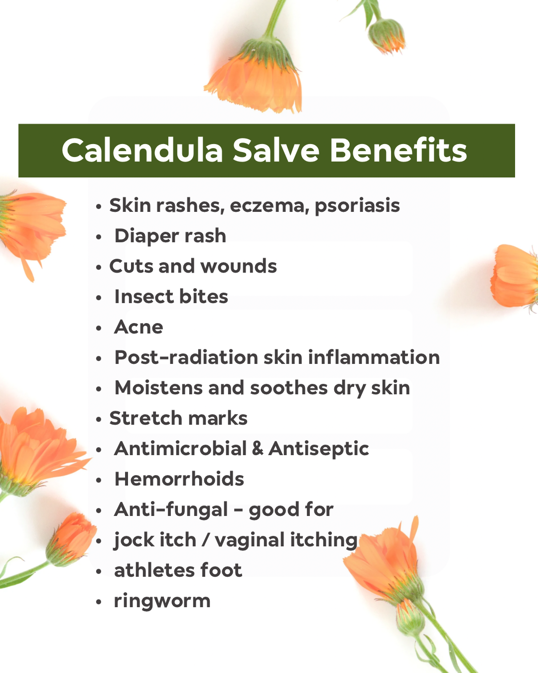 Calendula Salve | Eczema | Psoriasis | Scars | Stretch Marks | Diaper ...